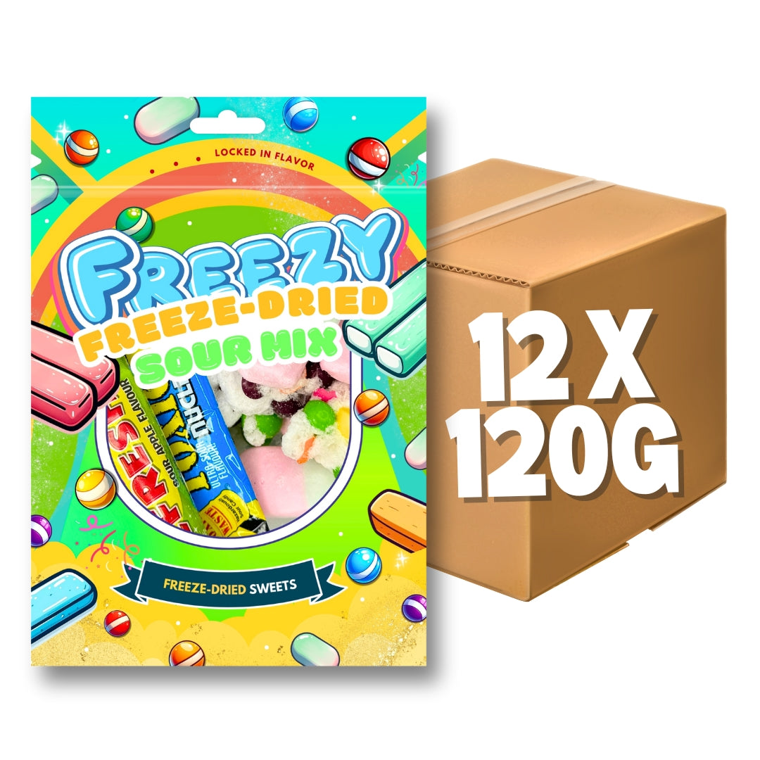 Freezy Freeze Dried - Sour Mix 12x120g — H & Jodies Wholesale